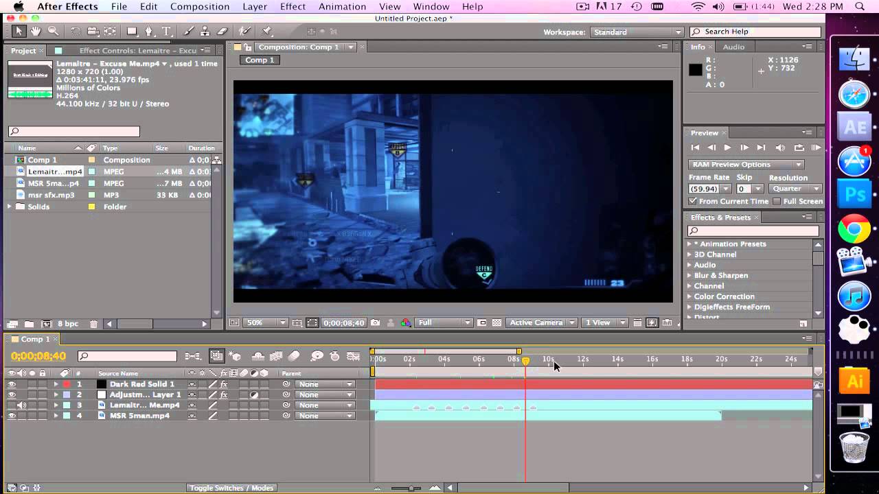 Adobe After Effects | Gun-shot Music Syncing | FREE Sniper SFX Pack ...