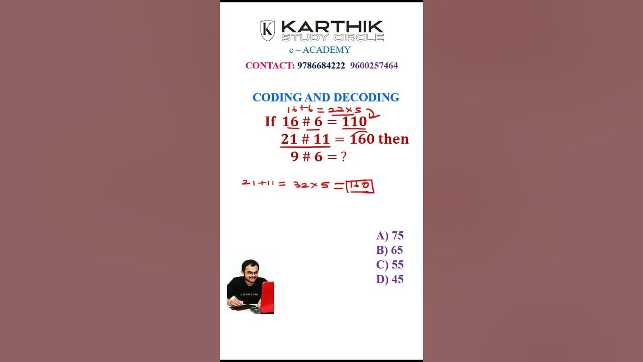 Coding and decoding in tamil #ssccgl #rrbntpc #tnpscexamcoaching #tnusrb #tnpscgroup4 - YouTube