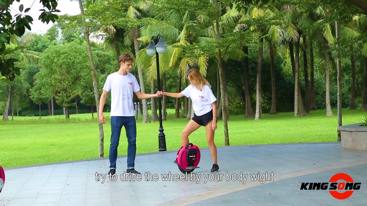 KS Tutorial : how to ride electric unicycle--King Song coaching video - YouTube