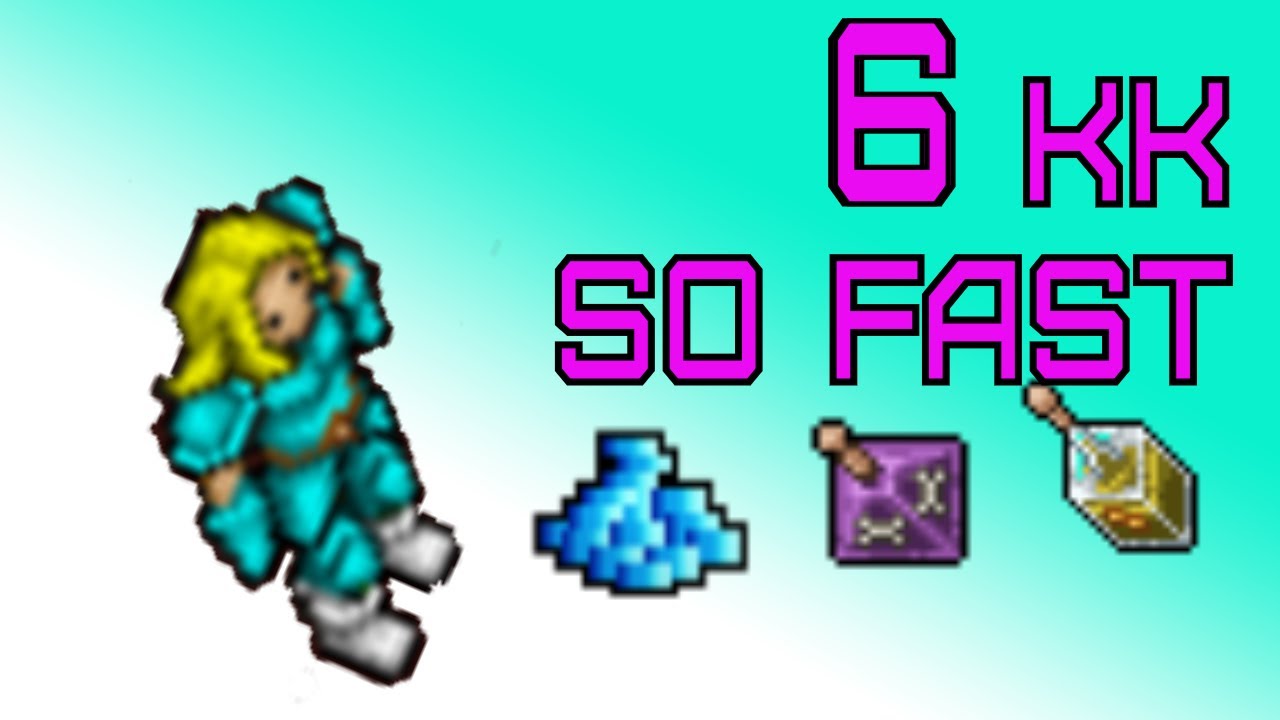 How to make alot of gold fast and easy in tibia! | Tibiadrome rotation ...
