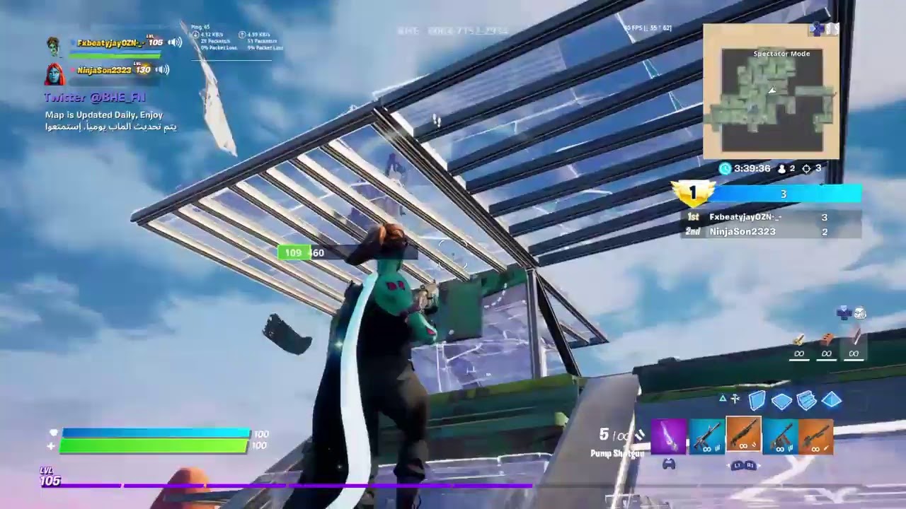 Playing fn with ninja - YouTube