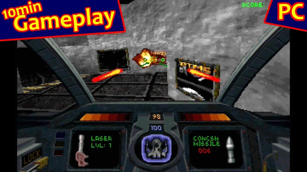 Descent ... (PC) [1994] Gameplay - YouTube