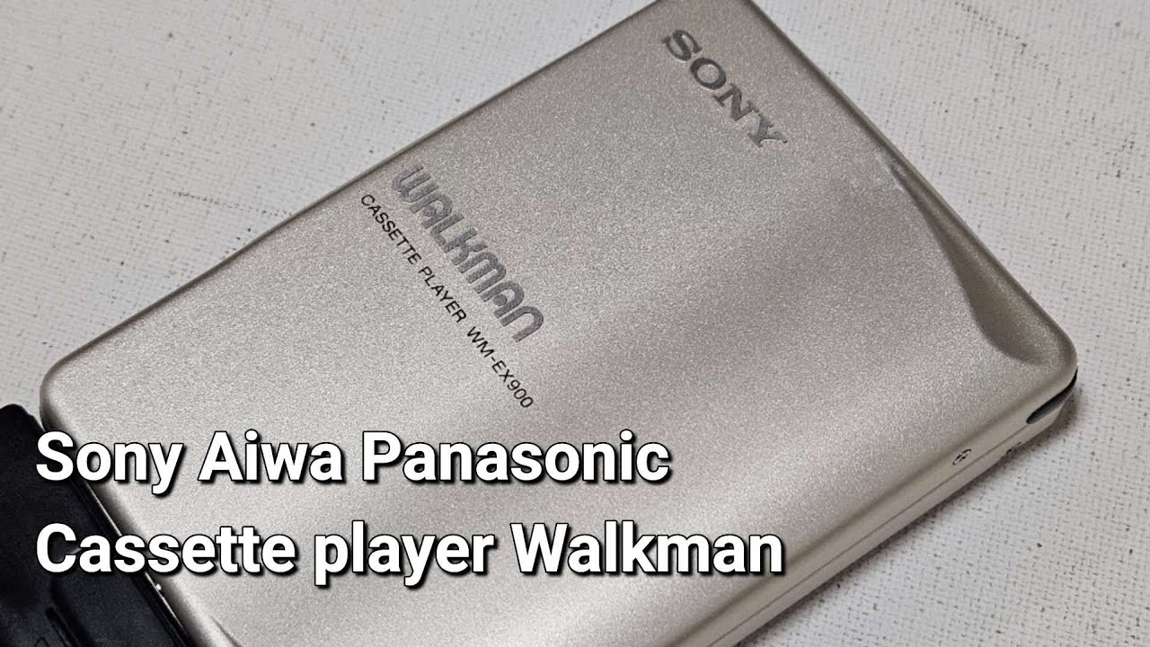 Sony Aiwa Panasonic Cassette Player Walkman - YouTube