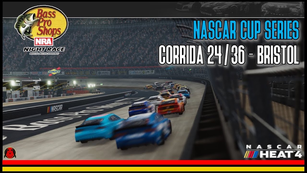 NASCAR Heat 4 - Cup Series, Corrida 24/36: Bass Pro Shops Night Race ...