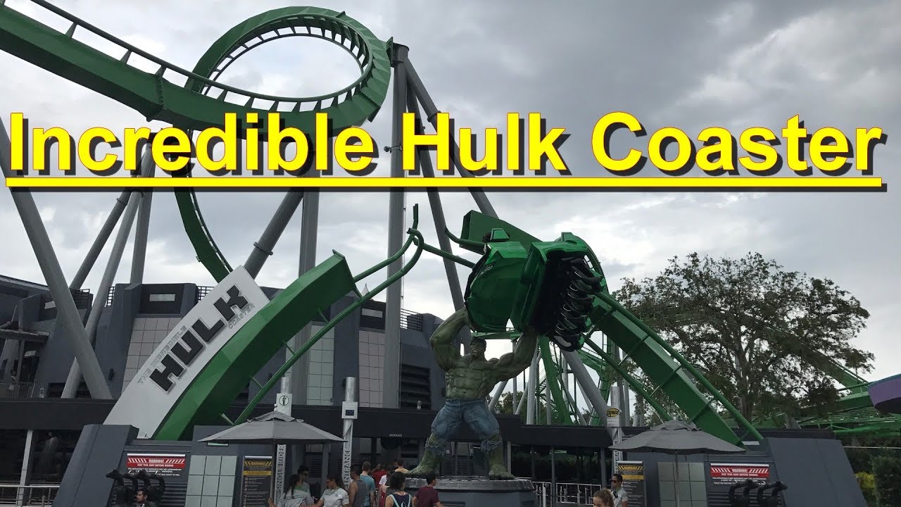 Incredible Hulk Coaster - Off Ride 2017 - Universal Studios Islands of ...