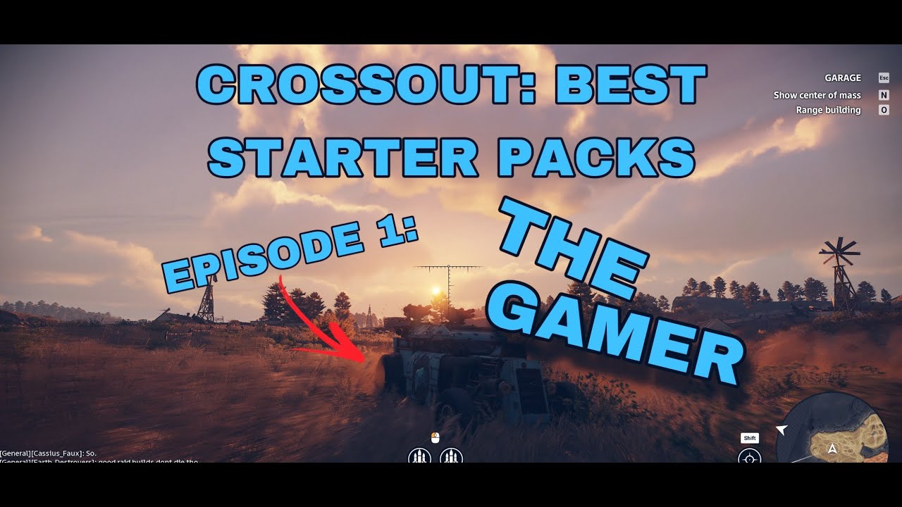 CROSSOUT: Best Starter Pack Builds: EP 1: The Gamer - YouTube
