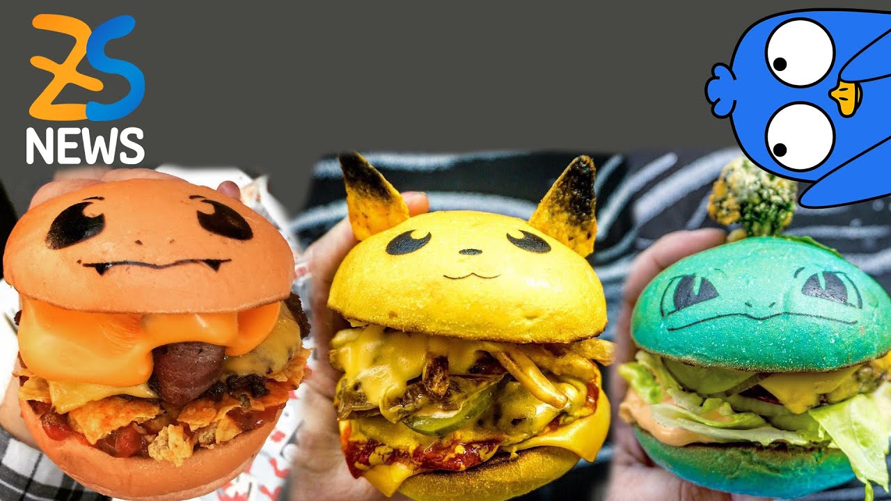 Pokémon Burger im Restaurant | ZwischenSequenz News - YouTube