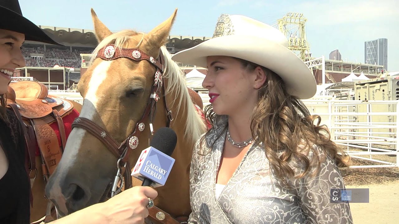 Calgary Stampede Roving Reporter - Stampede Royalty - YouTube