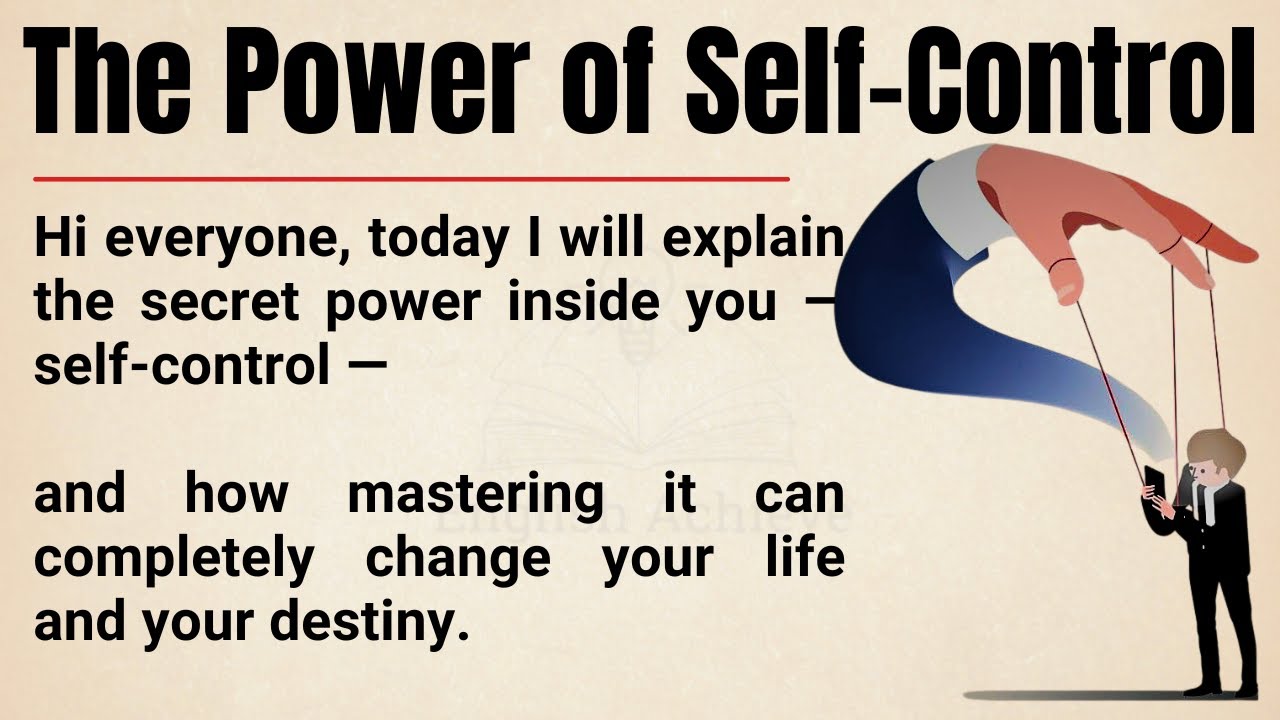 The Power of Self Control 🔥 || The Secret Skill That Creates Real ...