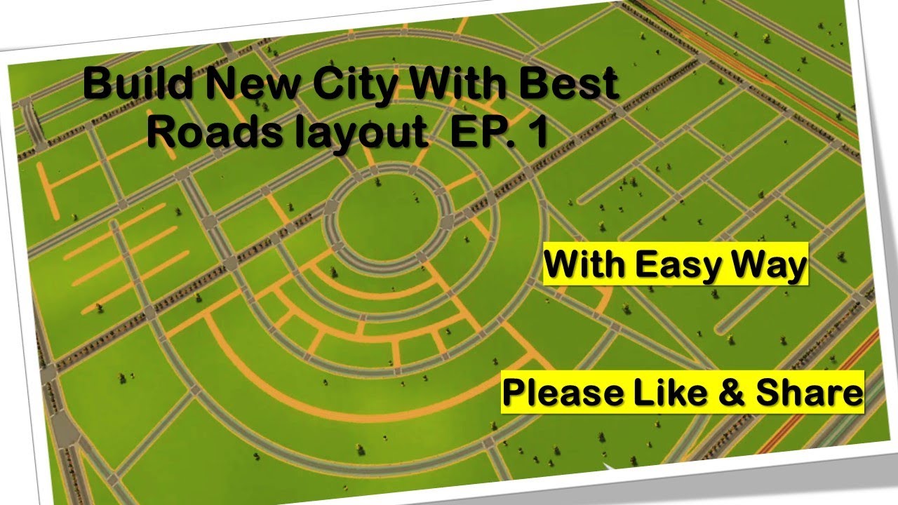 How to Builds Best Roads layout EP. 1 // By Professional City Planner ...