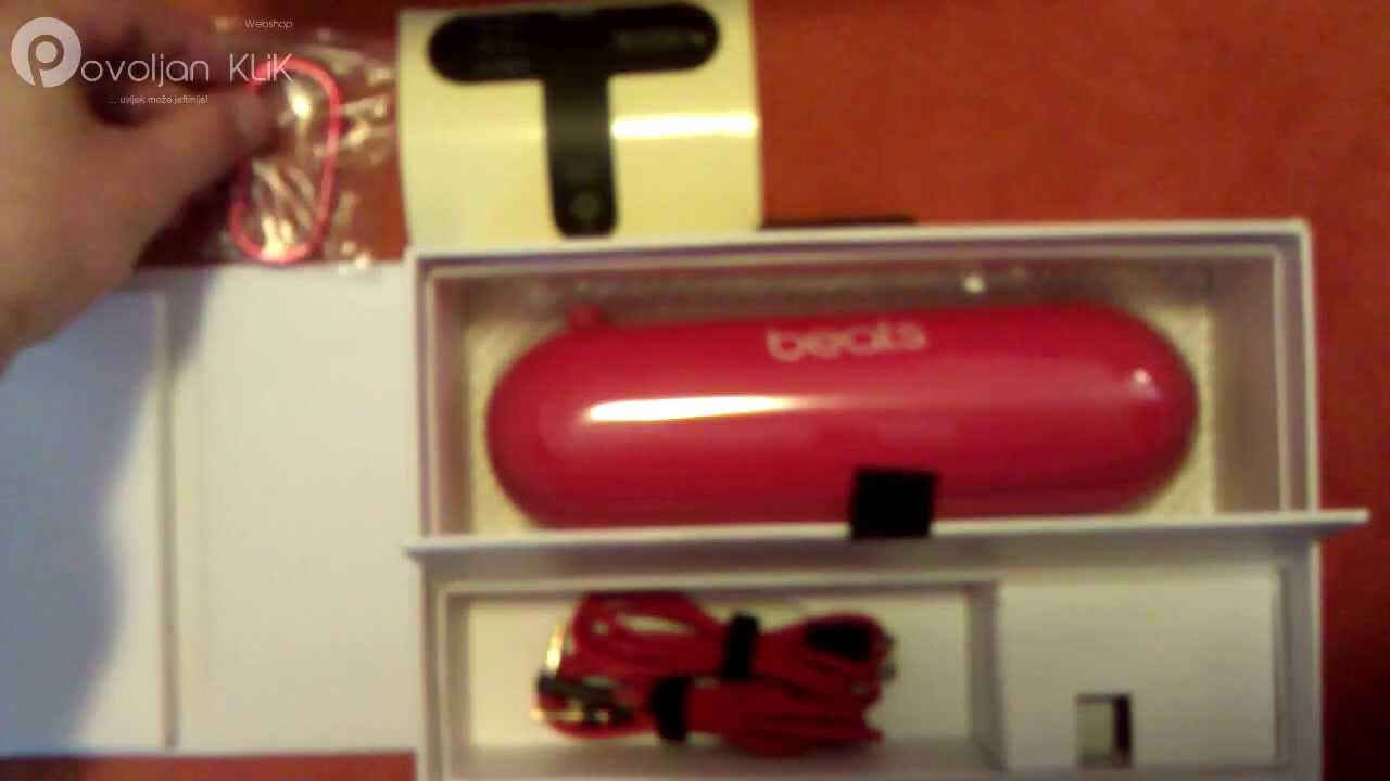Beats Pill Red Unboxing & Sound test - Povoljan KLiK - YouTube
