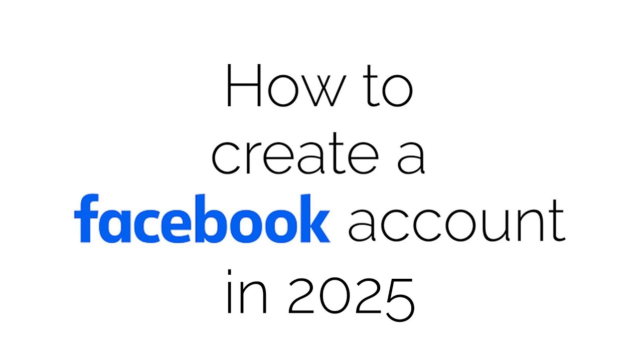 How to create a Facebook account (2024) (on desktop PC / laptop) - YouTube