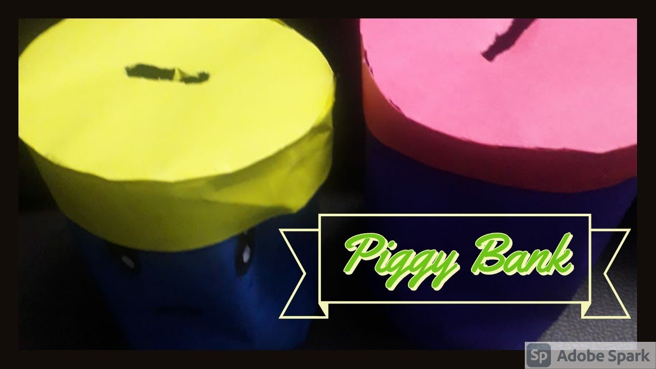 Paper Craft - Piggy Bank - DIY - Easy Craft Ideas - YouTube