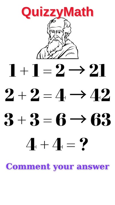 Can you solve this difficult question? Write your answers in the comments. #brainteaser # ...