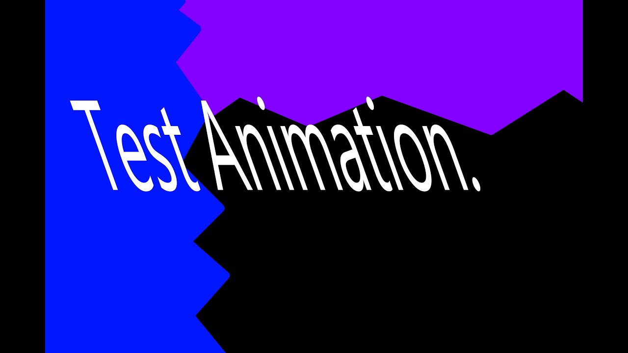 Test animation. - YouTube