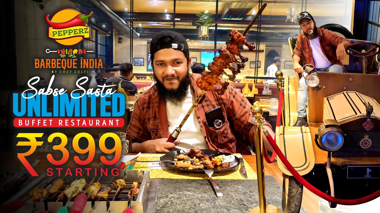 Pepperz Barbeque India 60+ Dishes | Rohtas Summit | Zed's Flavour - YouTube