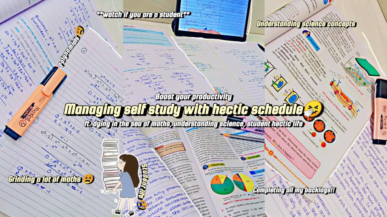 *INTENSE STUDY SESSIONS 😥😰| hectic days, exam prep, aesthetic study ...