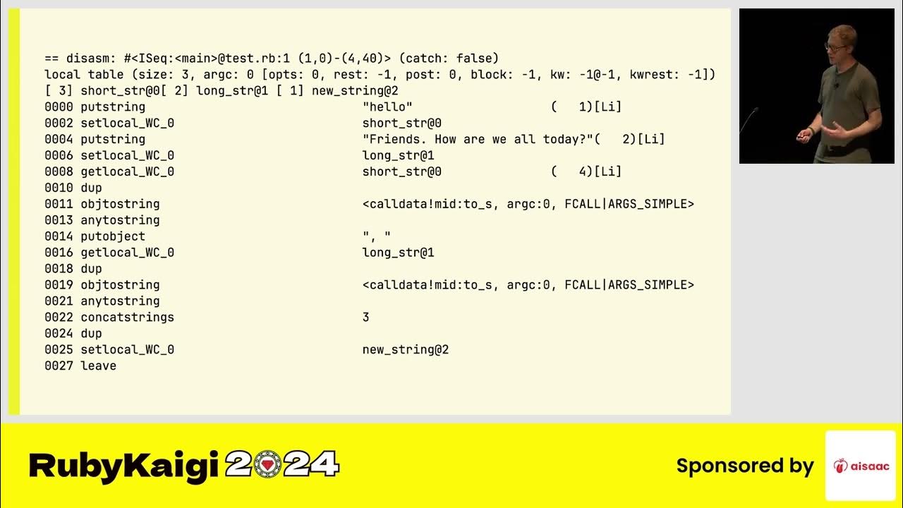 [EN] Strings! Interpolation, Optimisation & Bugs / Matt Valentine-House ...