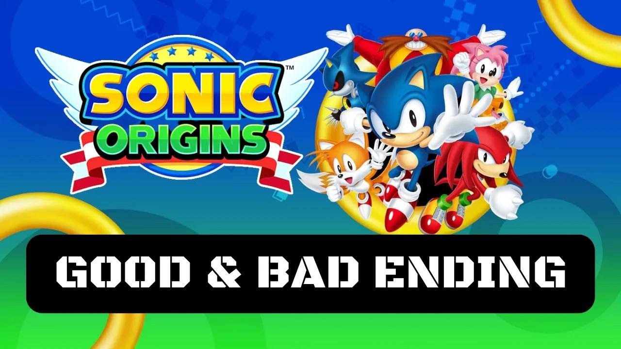 Sonic Origins Sonic CD Remastered Good & Bad Ending - YouTube
