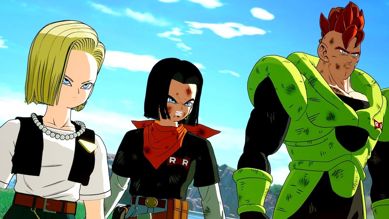 Dragon Ball Sparking Zero - Goku vs Android 16, 17 & 18 Cinematic Scene ...