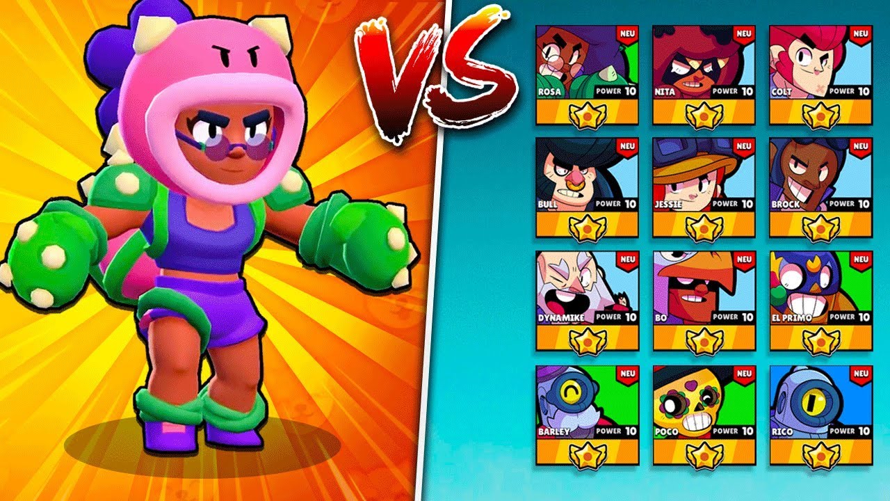 ROSA GEGEN JEDEN BRAWLER!! 👊🤩 ★ APRIL UPDATE NEUER BRAWLER GAMEPLAY! #2 ...