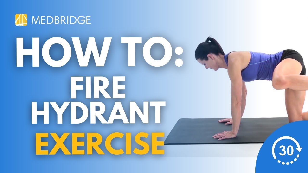 How to do a Fire Hydrant Exercise | Physical Therapy | MedBridge - YouTube