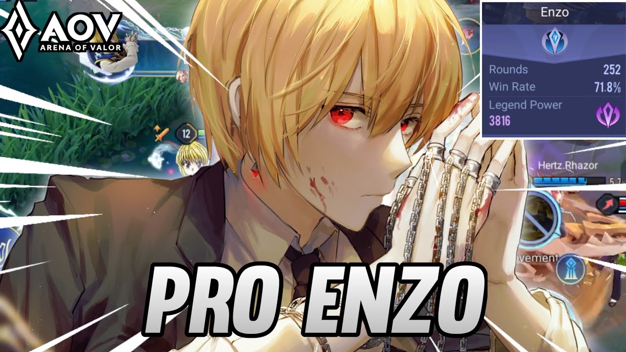 ENZO X KURAPIKA GAMEPLAY | PRO ENZO - ARENA OF VALOR - YouTube