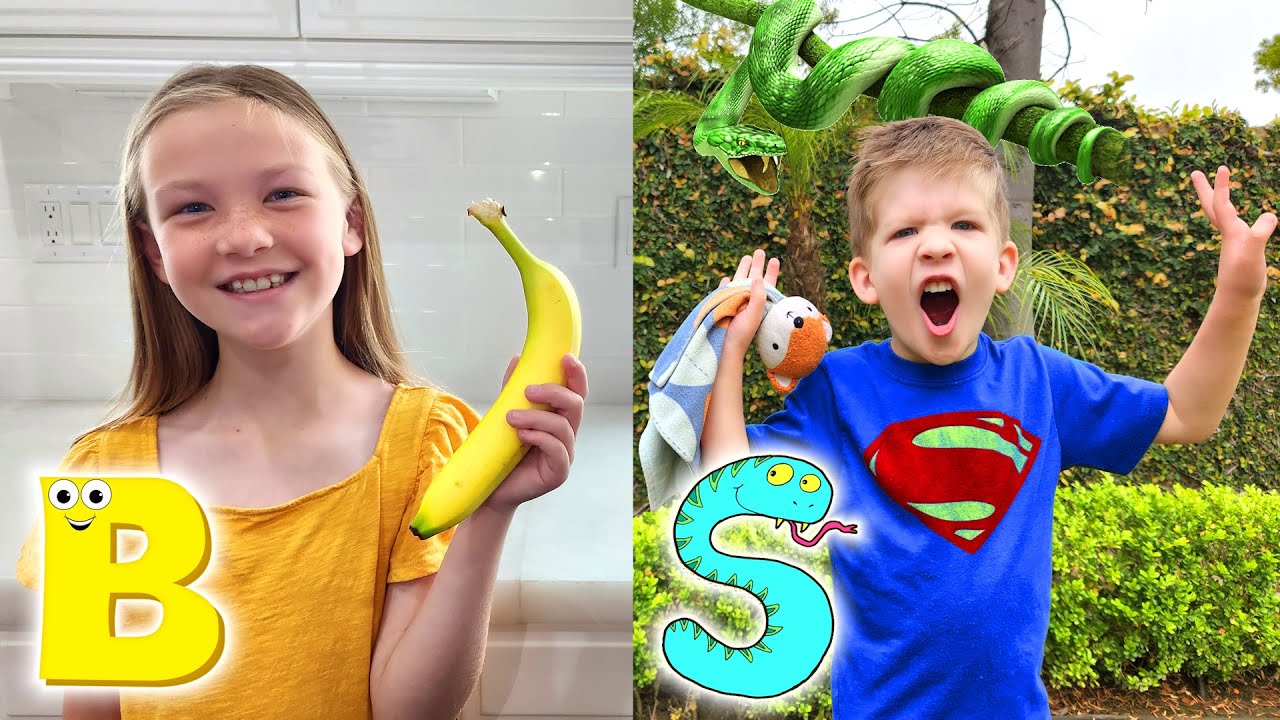 Teaching My Brother the Alphabet at the Zoo!! Learning Letters! - YouTube