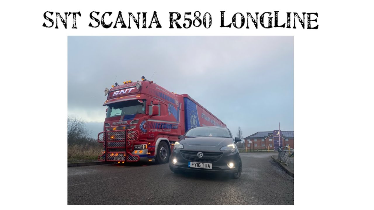 Scania R580 V8 SNT longline - YouTube