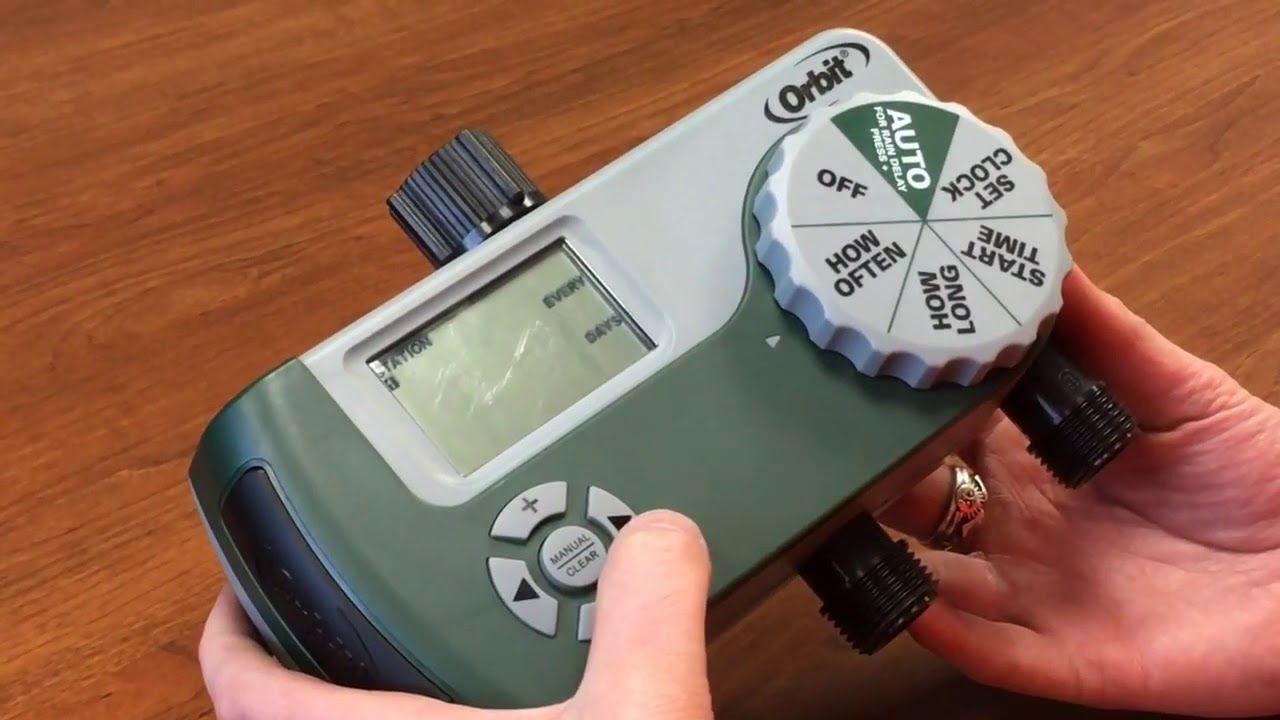 Como Programar o Temporizador Jardim Orbit 3 - YouTube