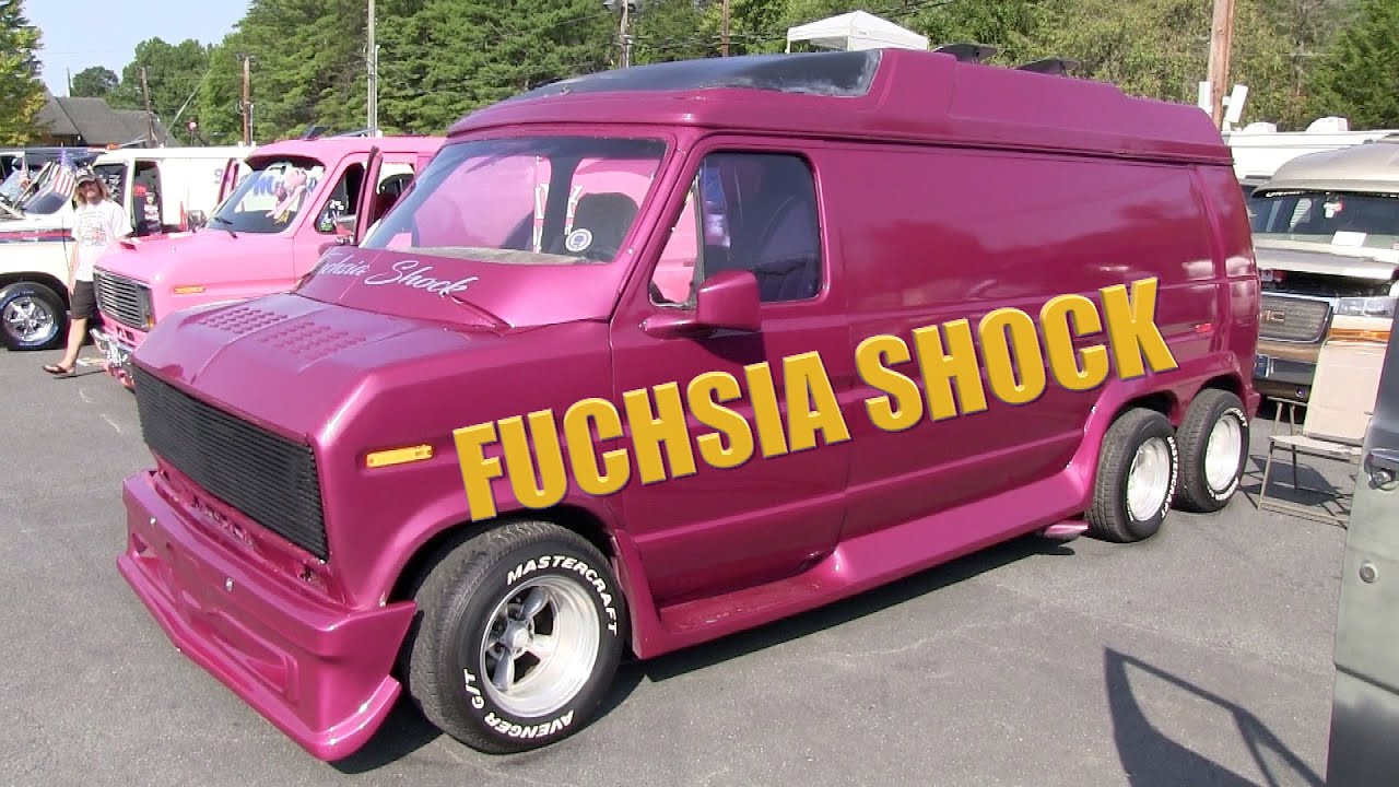 1980 Ford Econoline Tandem Wheel Custom Van. "FUCHSIA SHOCK" - YouTube