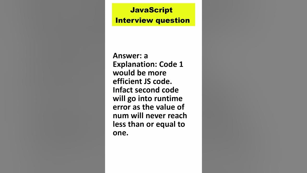 JavaScript Interview Question #81|codebrainexecution - YouTube