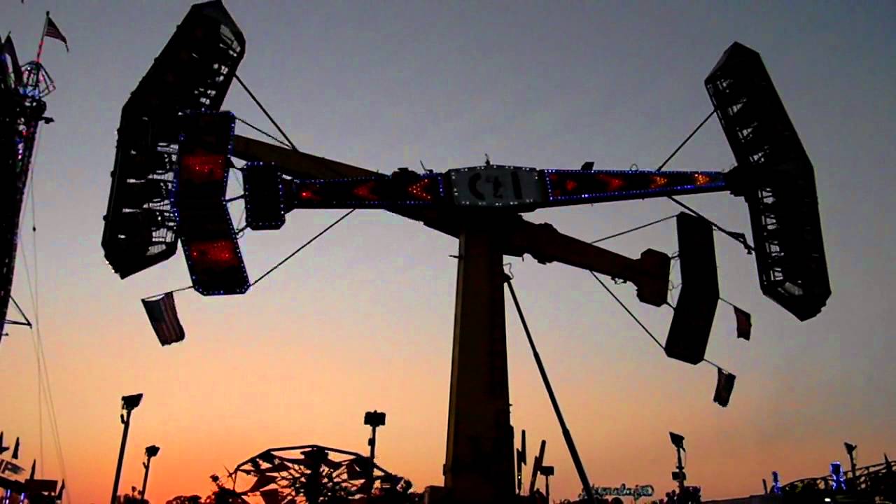 Kamikaze ride at our Four States Fair, Texarkana, Arkansas, 2012 - YouTube