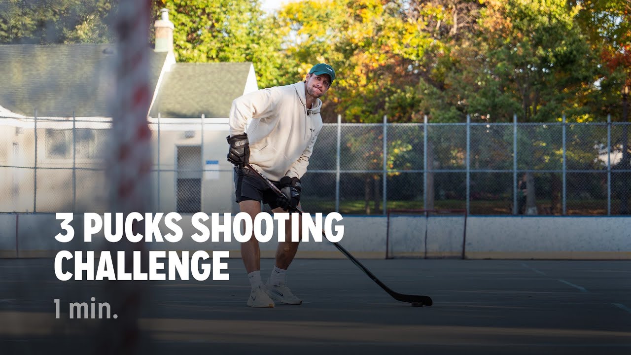 3 Pucks Shooting Challenge - YouTube