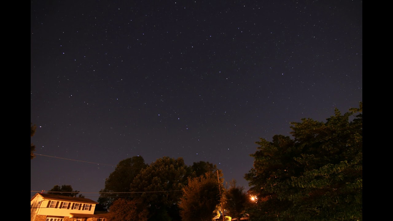 Pluto Trigger Intervalometer Mode Night Sky Time Lapse 7/7/1 - YouTube