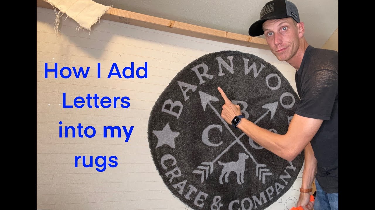 How To Get Letter In Letters Into Your Rug YouTube how-to-get-letter-in-letters-into-your-rug-youtube