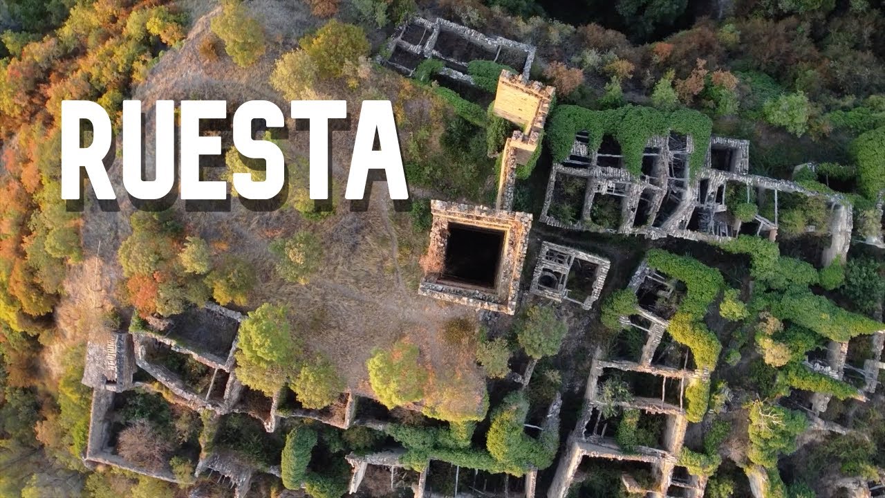 Un pueblo con MUCHA HISTORIA - Ruesta - A vista de DRON - YouTube
