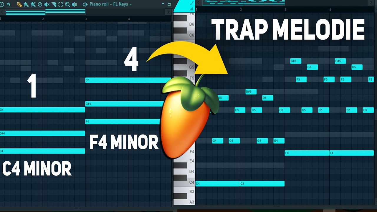 use Chord 1 and 4 for Trap melodies - YouTube