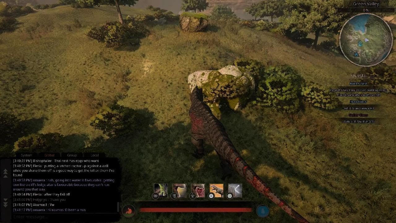 Path of Titans Nat Hist [Giga Ambushes a adult apato] - YouTube