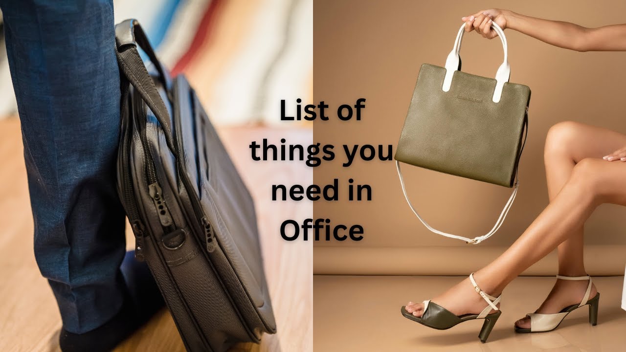 Office Essentials Checklist | Must-carry things for every professional ...