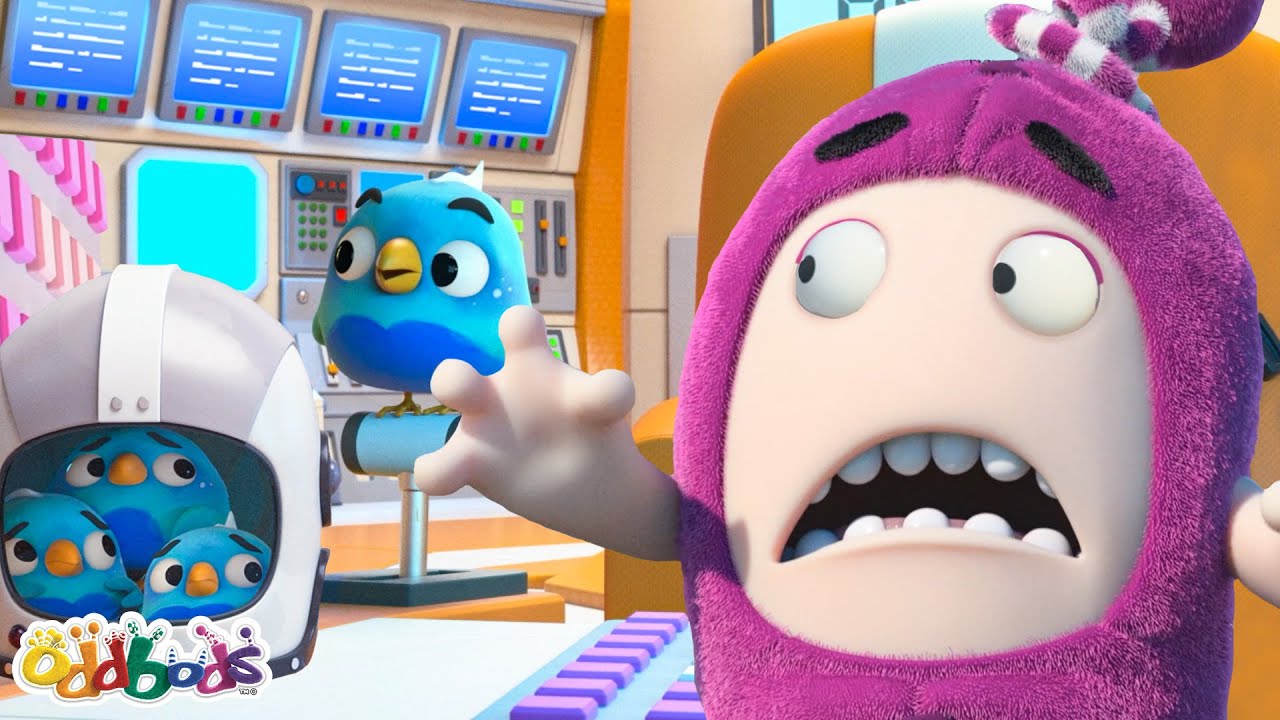 🐦 Birds in a ROCKET TO SPACE ☄️ | BEST OF NEWT 💗 | ODDBODS | Funny ...