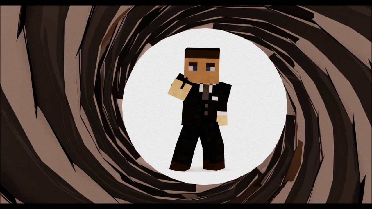 007-James Bond GunBarrel - Minecraft Animation - YouTube