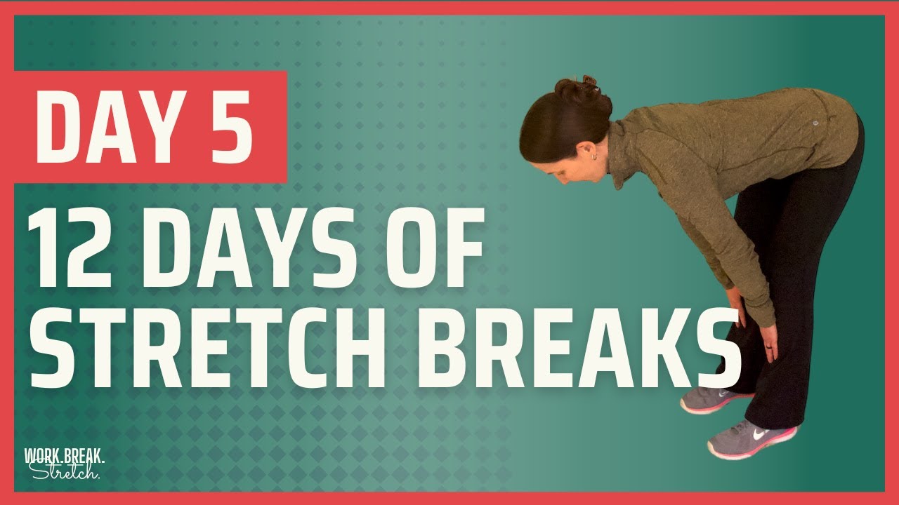 DAY 5: 12 Days of Stretch Breaks! #dailystretch #5minutestretch # ...