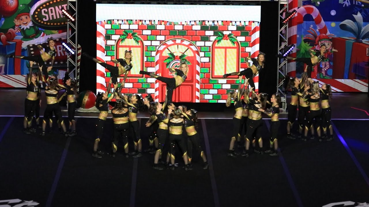 Champion Cheer Ember Spirit Celebration Christmas Grand Nationals Day 1 ...
