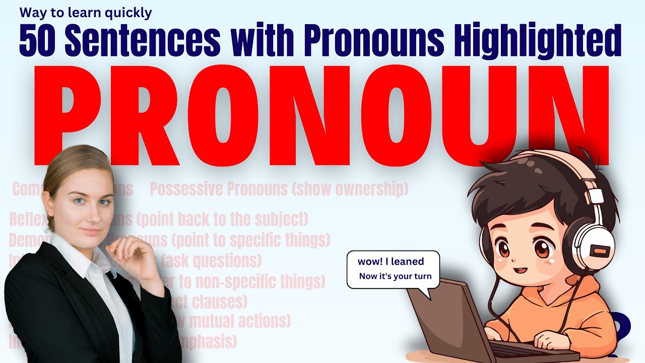 What Are Pronouns? Simple Explanation|50 Examples #englishgrammar # ...