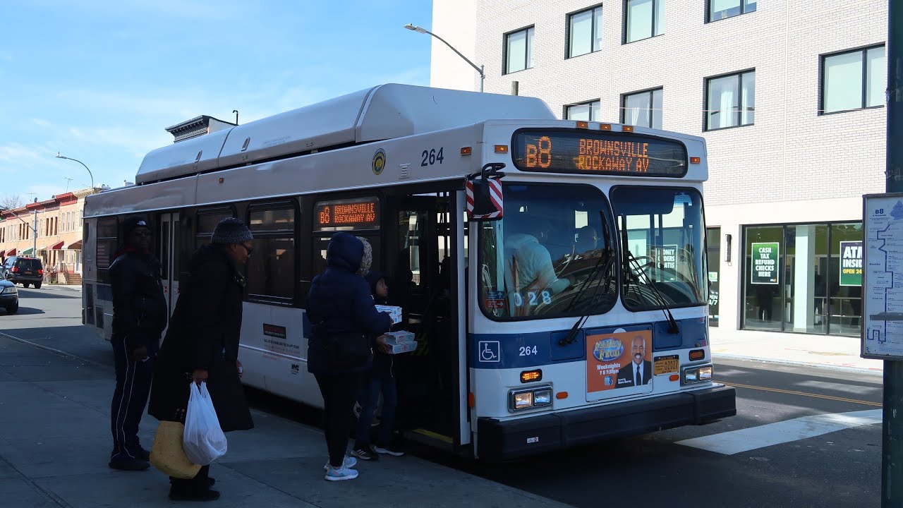 MTA New York City Bus 2011 New Flyer Industries C40LF 264 on the B8 ...