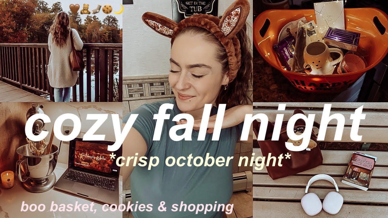 COZY FALL NIGHT IN MY LIFE VLOG 🍂 FALL PEACEFUL & RELAXING NIGHTTIME ...