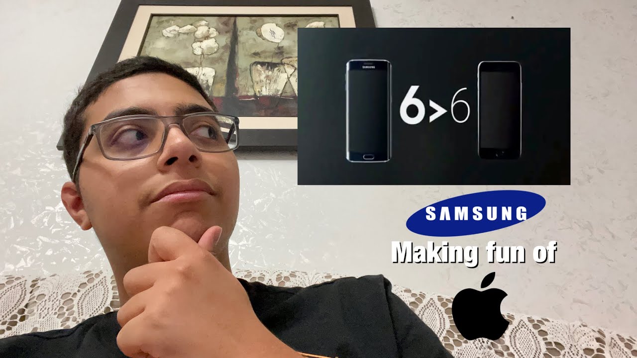 Reacting to Samsung makes fun of Apple - YouTube