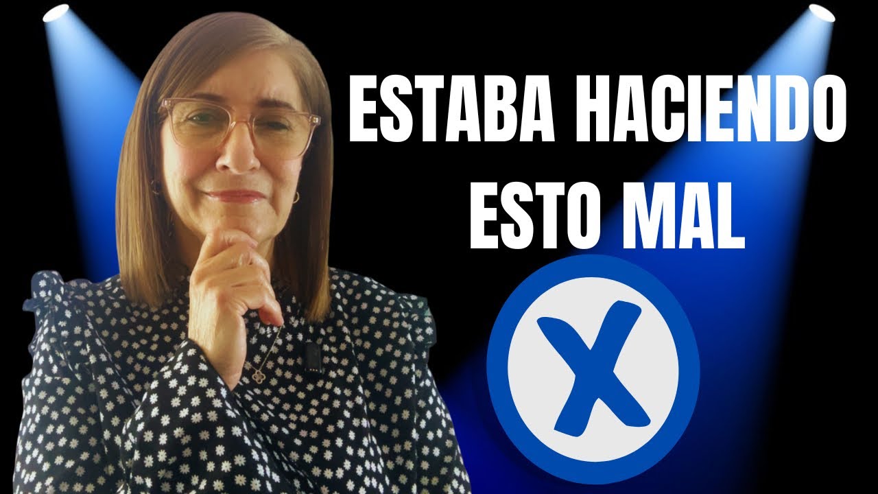 El error que me estaba frenando como creadora - YouTube