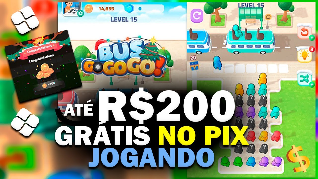 GANHE DINHEIRO JOGANDO NO BUSGOGOGO | APLICATIVO QUE PAGA NO PIX (FÁCIL ...